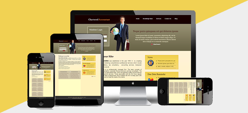 CA-6 : Beautiful Chartered Accountant Website Theme