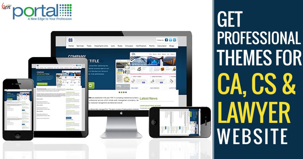 Get Professional Themes For CA, CS and Lawyer Website