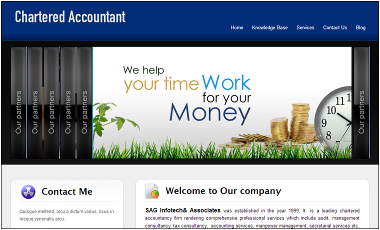 11 Most Responsive Chartered Accountant Website Templates for 2019