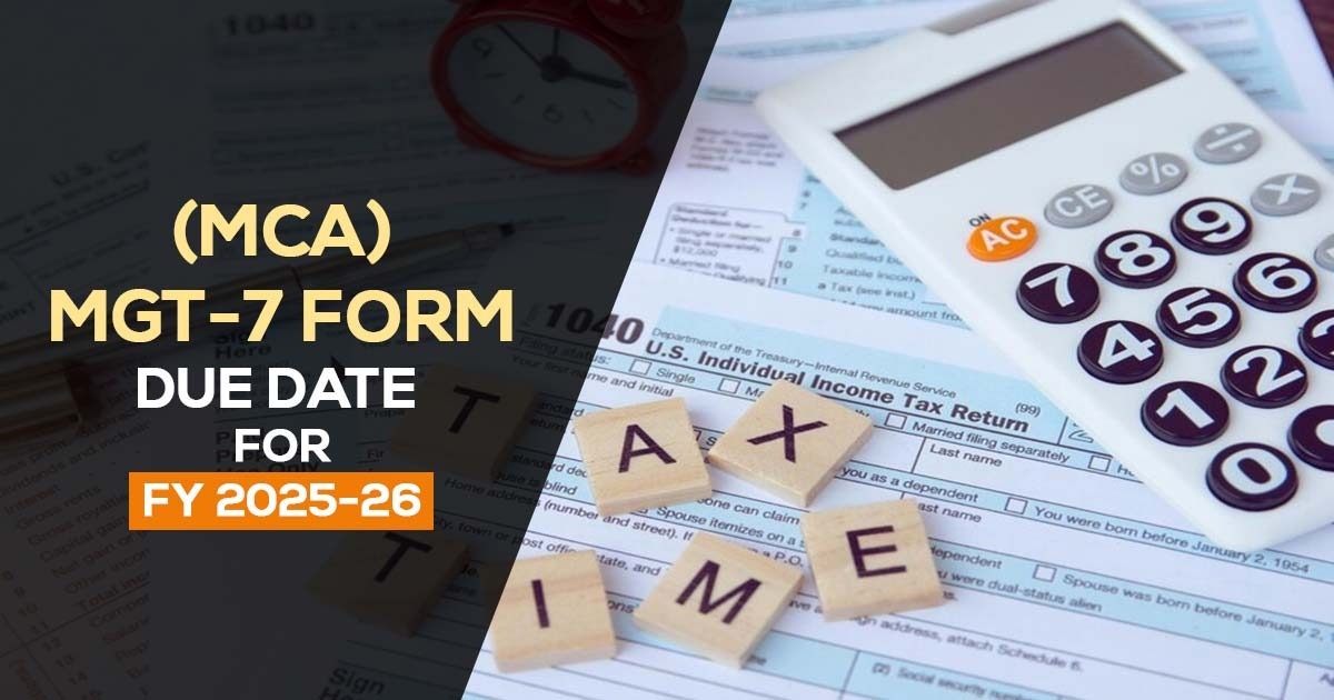 All Guide to MGT-7 Form (MCA) with Due Date & Fees