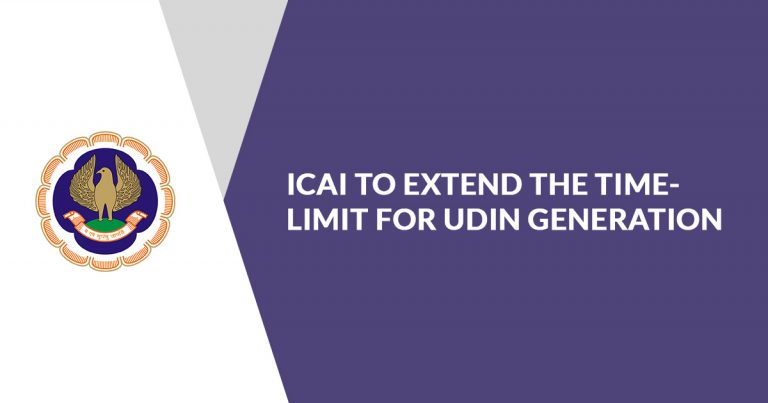 ICAI To Extend The Time-Limit For UDIN Generation | CA Portal