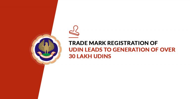 Trade Mark Registration of UDIN Leads To Over 30 lakh UDINs