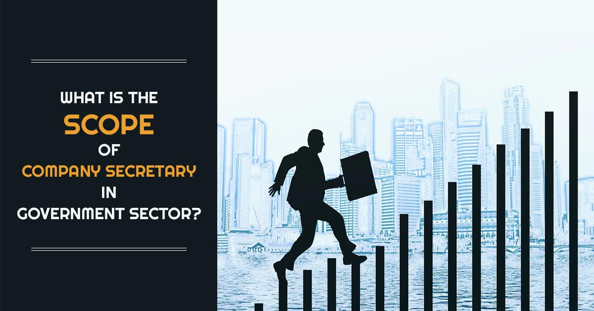 What is the Scope of Company Secretary in Government Sector?