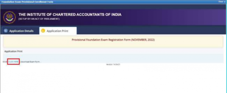 Guide to Fill Your CA Foundation Exam Application Form 2026