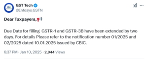 Guide to GSTR 1 Due Date FY 2025-26 for Regular Taxpayers