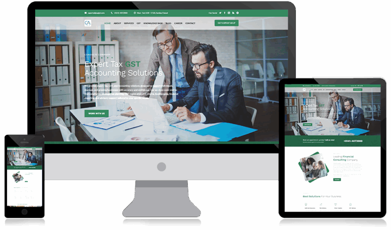 Modern Designer-Made Theme for Financial Services Experts